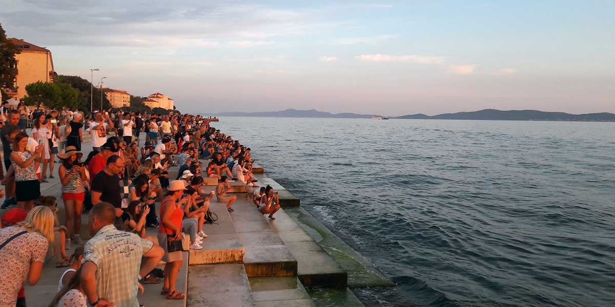 Zadar: Kultur, Party und der schönste Sonnenuntergang der Welt