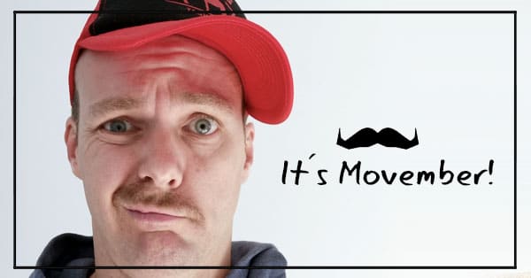 Movember: Schnurrbärte vs. Männerkrankheiten: 3-2-1-los!